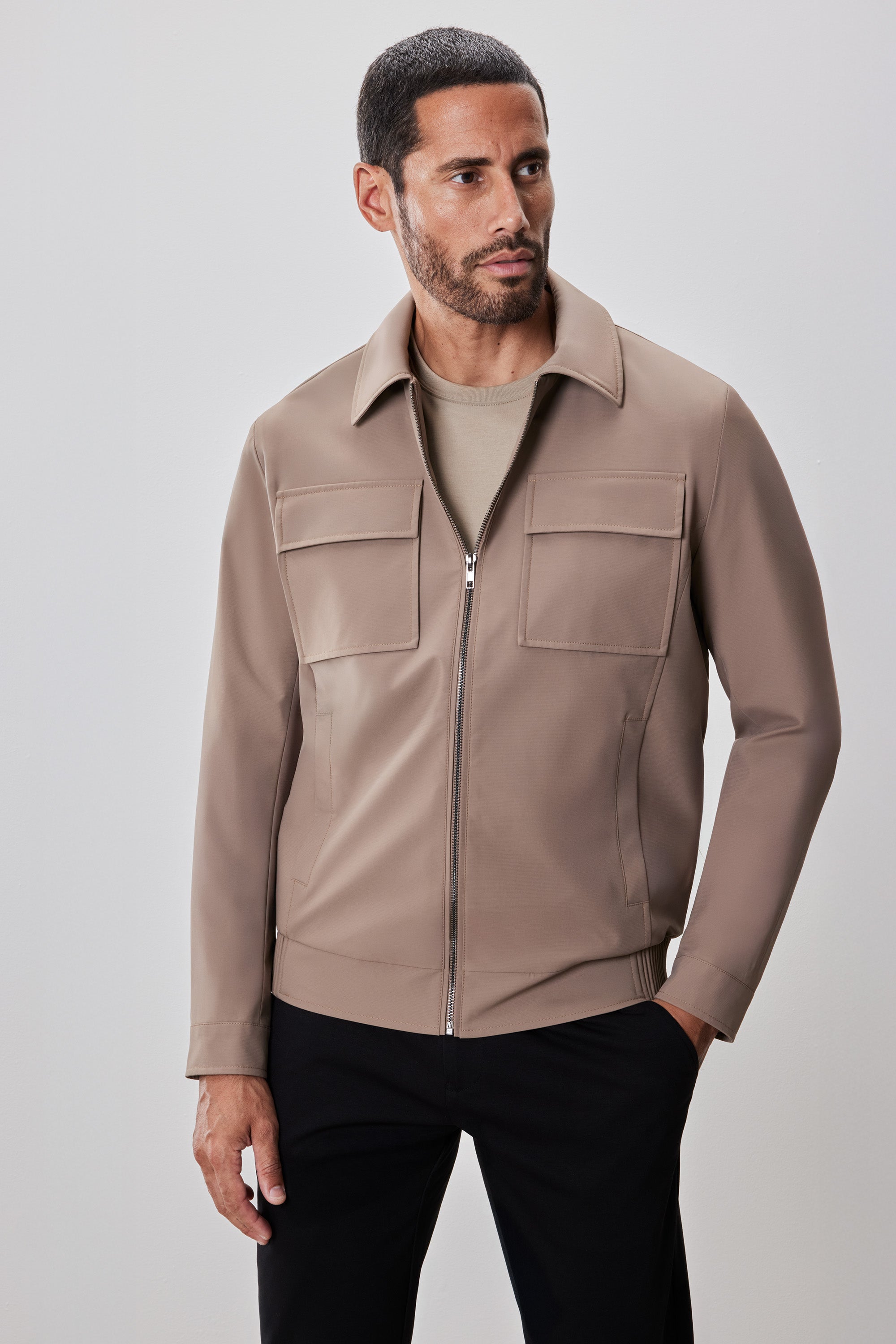 Jerry Jacket - Beige | Robert Barakett